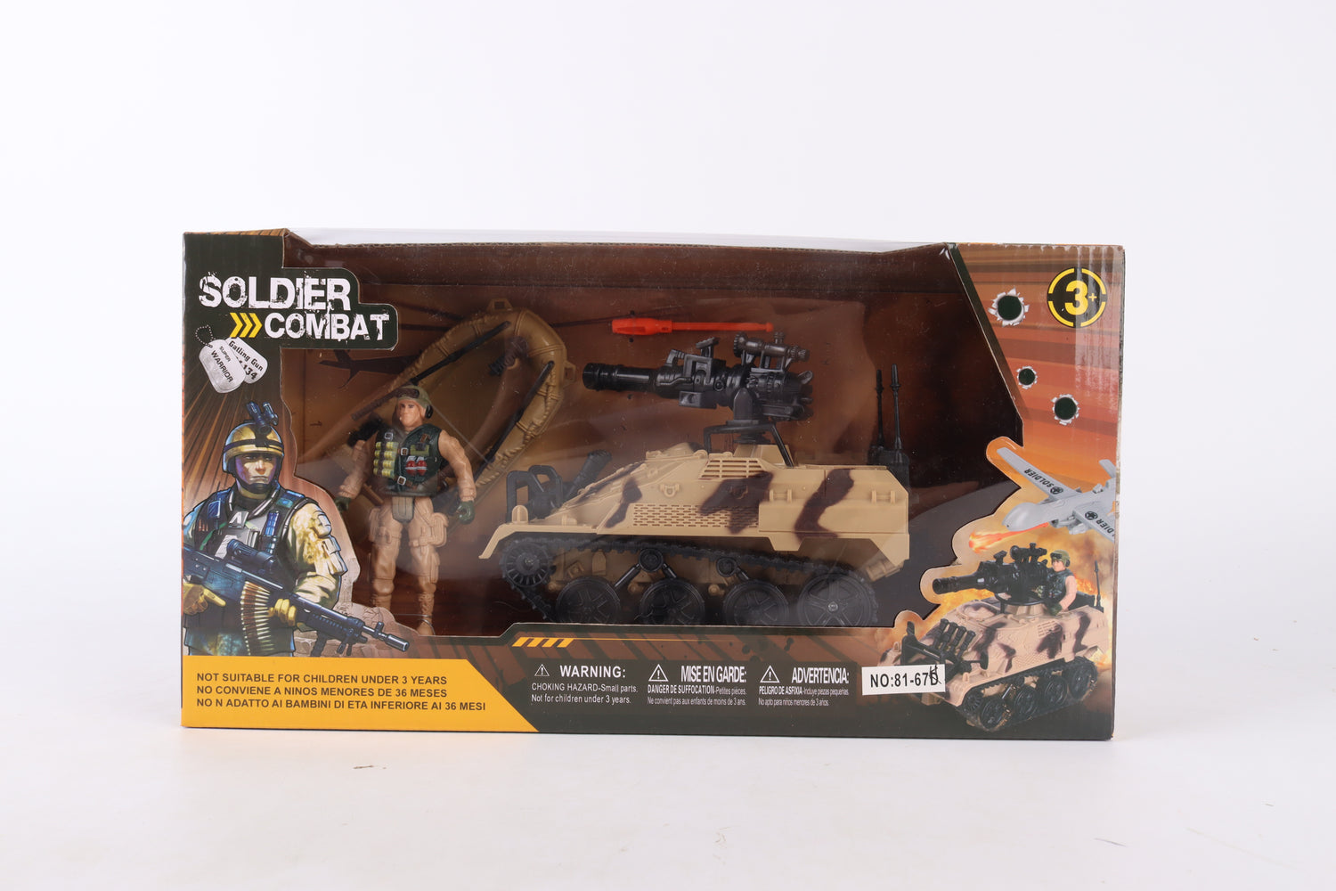 Tanque Militar con Lanzaproyectiles – Baby Dominga